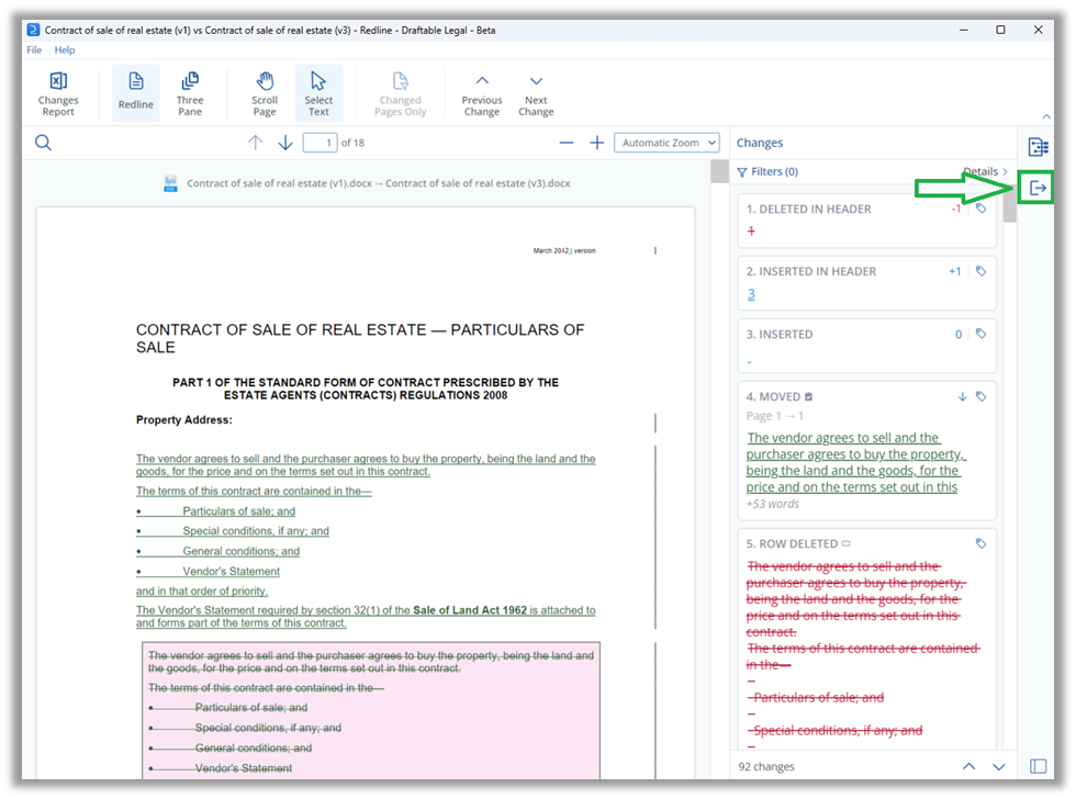 How to automatically open comparison files saved to iManage – Draftable
