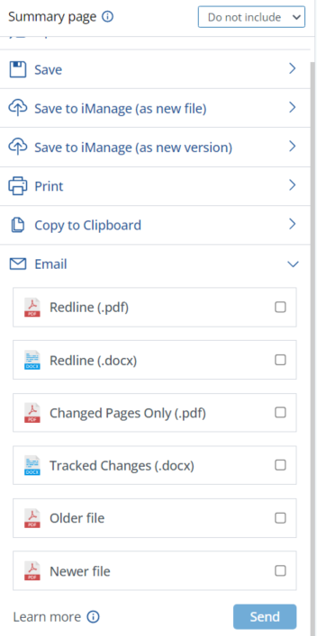 Emailing comparison outputs – Draftable Emailing comparison outputs – Draftable