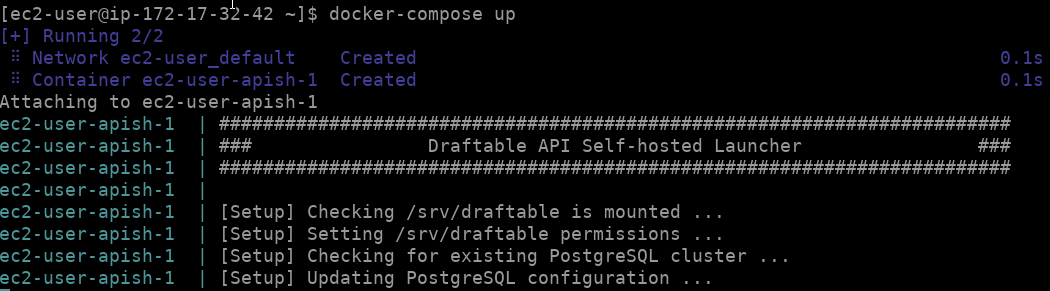 API Self-hosted AWS EC2 deployment guide – Draftable